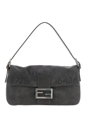 Fendi Baguette 26424 Vitello Biker - Black