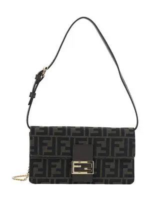 Fendi Wallet On Chjain Ff Jacquard - Multicolor