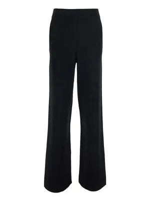 Max Mara Baldo Pants With Pockets And Zip Closure, Tech Fabric, Black - Multicolor