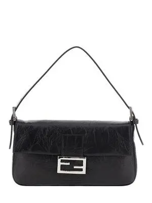 Fendi Baguette 26424 Vitello Jamie Look6 - Black