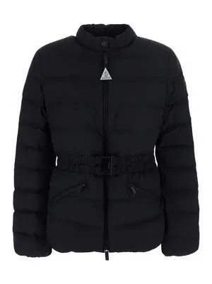 Moncler Padded Down Jacket With Belt - Multicolor