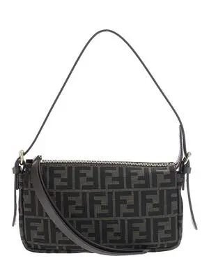 Fendi Zup Top Small Ff Jacquard - Brown