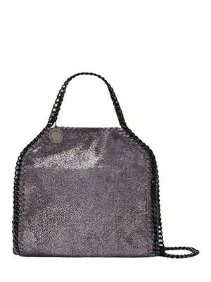 Stella McCartney Metallic-effect Falabella Tote Bag - Blue