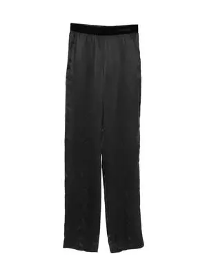 TOM FORD Logo-stripe Trousers - Black
