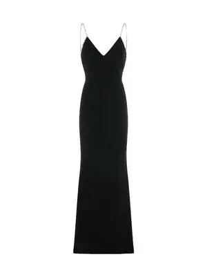 TOM FORD Crystal-embellished Backless Dress - Black
