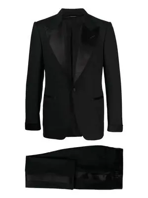 TOM FORD Two-piece Single-breasted Suit - Black