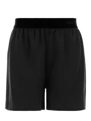 TOM FORD Satin Shorts - Black
