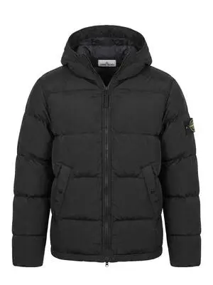 Stone Island Rds W/down Outerwear - Black