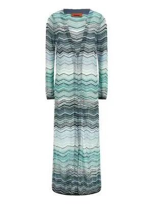 Missoni Long Chevron Cardigan - Multicolor