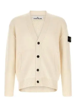Stone Island 5100010 Cardigan - White