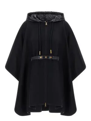 Moncler Two-material Cape - Blue