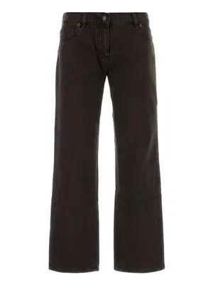 Magda Butrym MAGDA BUTRYM Denim Jeans Brown