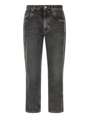 Brunello Cucinelli Monile' Jeans - Gray