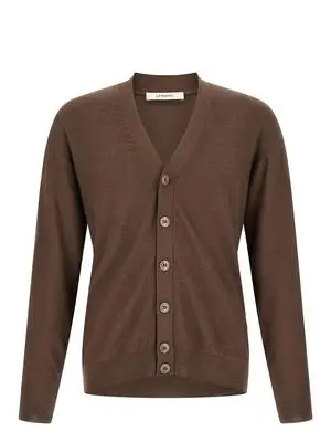 LEMAIRE Relaxed Twisted Cardigan - Brown