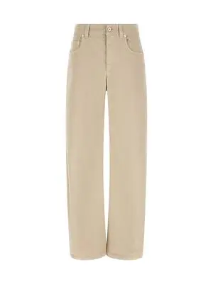 Brunello Cucinelli Garment-dyed Jeans - Cream