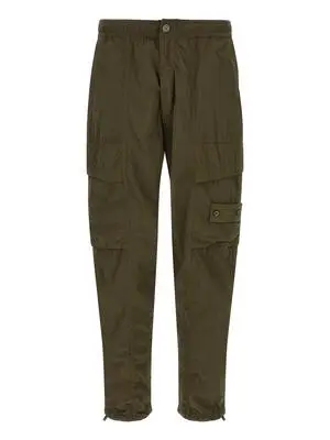 Stone Island Ghost Badge Cargo Pants - Green