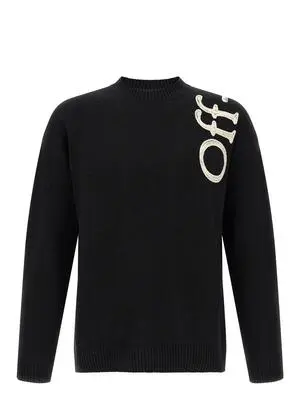 Off-White Vertical Bookish Sweater - Multicolor