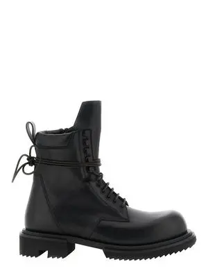 Rick Owens Low Army Gabe Ankle Boots - Black