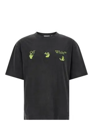 Off-White Bacco Arrow Skate' T-shirt - Black