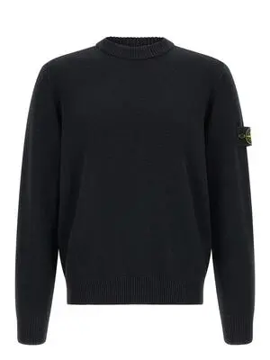 Stone Island STONE ISLAND 5100011 Virgin Wool Sweater Blue