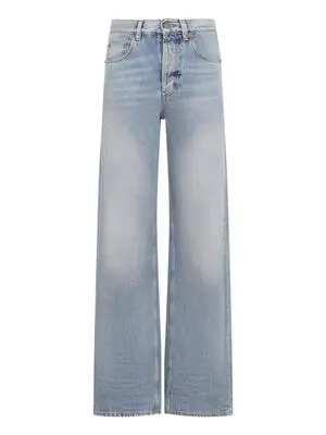 Saint Laurent Neo 90's Wide-leg Jeans - Blue