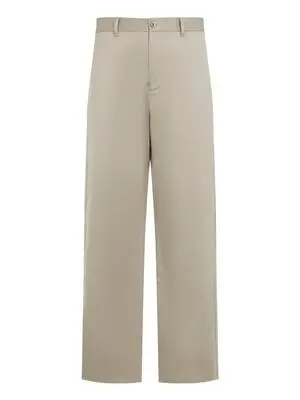 Acne Studios Straight Leg Cotton Twill Pants - Multicolor