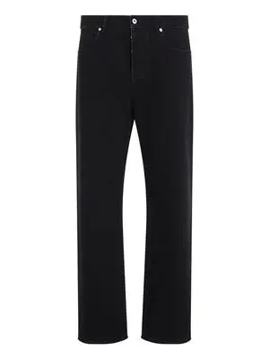 Bottega Veneta Regular Fit Denim Pants - Black