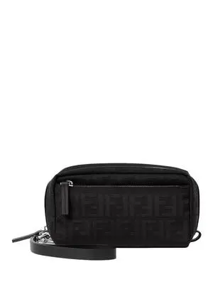 Fendi Ff Zucca Jacquard Fabric Clutch Bag - Multicolor