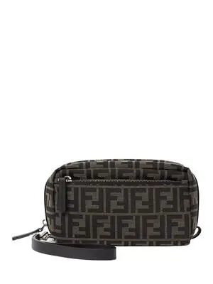 Fendi Ff Zucca Jacquard Fabric Clutch Bag - Multicolor