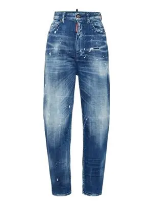 Dsquared2 Medium Wash Five-pocket Jeans - Blue