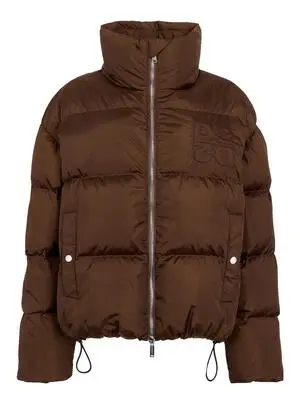 Dsquared2 Upside Down Puffer Jacket With High Neck - Brown