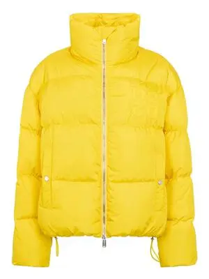 Dsquared2 Upside Down Puffer Jacket With High Neck - Yellow