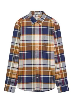 Gant Yale Checked Cotton-poplin Shirt - Multicoloured 1