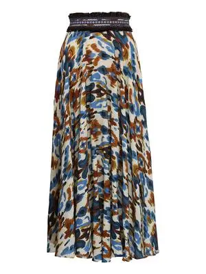 Lena Hoschek Maeve Cotton Maxi Skirt - Print