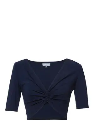 Lena Hoschek Aye Aye Cropped Top By - Navy