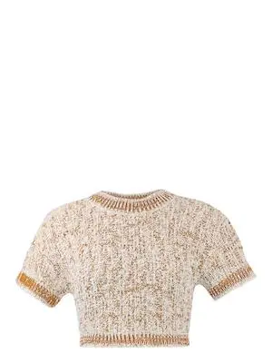 Lena Hoschek Spirit Cotton-blend Knit Top - Multi