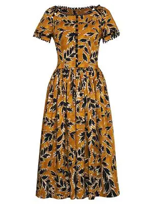 Lena Hoschek Collector Cotton-blend Midi Dress - Print