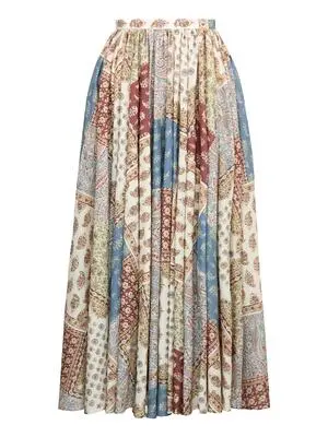 LENA HOSCHEK Vittoria Cotton Midi Skirt