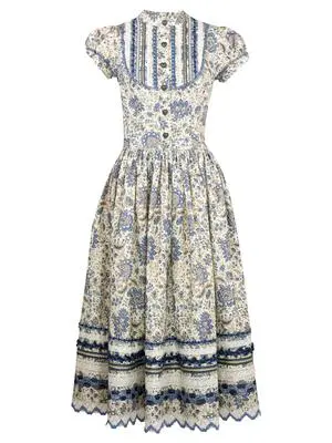 Lena Hoschek Gretl Cotton Midi Dress - Multi