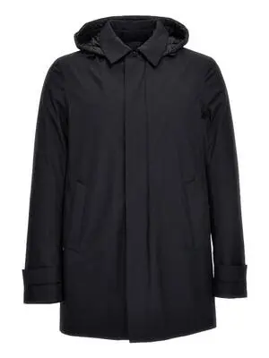 Herno Long-sleeved Hooded Gore-tex Jacket - Black