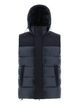 Herno Hooded Gilet - Black