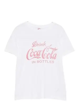 RE/DONE Coca-cola Graphic Crewneck T-shirt - White