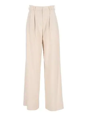 AL DUCA DAOSTA 1902 Tailored Trousers With Belt Loops - White