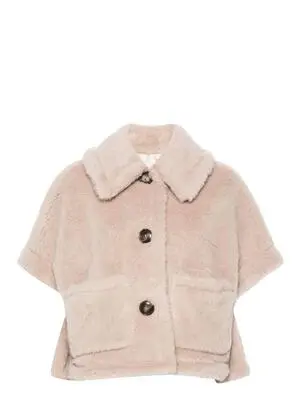 Max Mara Short-sleeved Casual Jacket - Nude