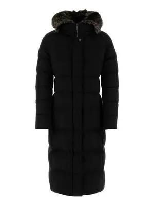 MOORER Hooded Down Jacket - Black