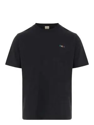AUTRY Multicolour Logo T-shirt - Black