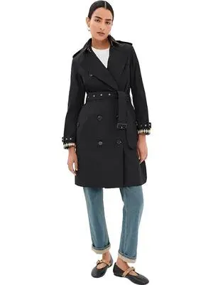 Burberry Kensington Trench Coat - Black
