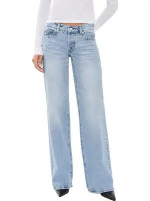 FRAME X Amelia Gray The Gray Jeans - Dodger Offset Hem