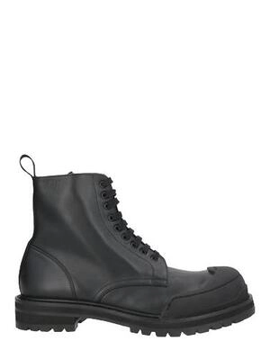 Marni Leather Combat Boots - Black
