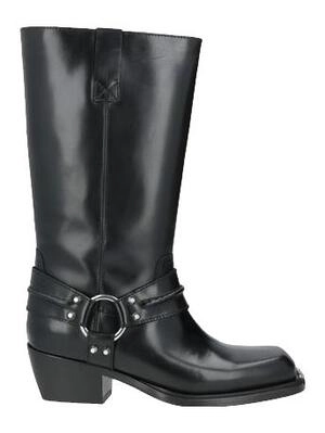 Sandro Leather Boots - Black